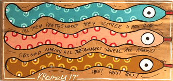 REX the Dog Visits Pearl Harbor by Kip Ramey - Possum County Folk Art ...